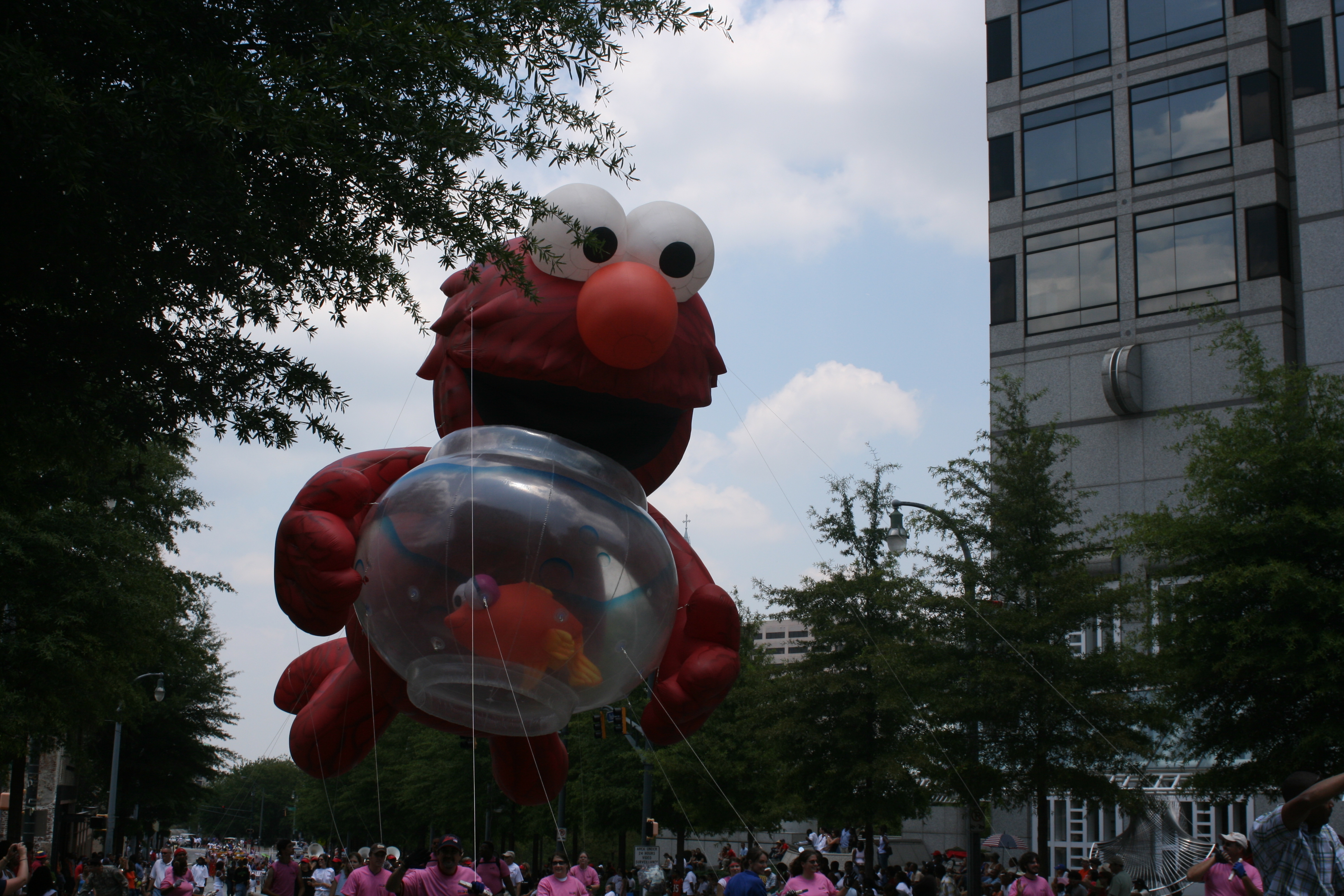 Elmo Parade Balloon, with Dorothy - Fabulous Inflatables, Sesame Street