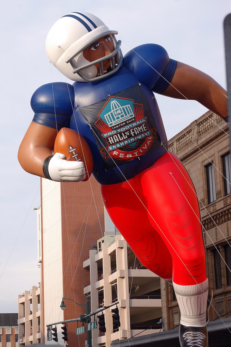 Football Player Parade Balloon (Large), 40' - Fabulous Inflatables