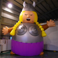 Viking Opera Singer Parade Balloon - Fabulous Inflatables, Musical Opera