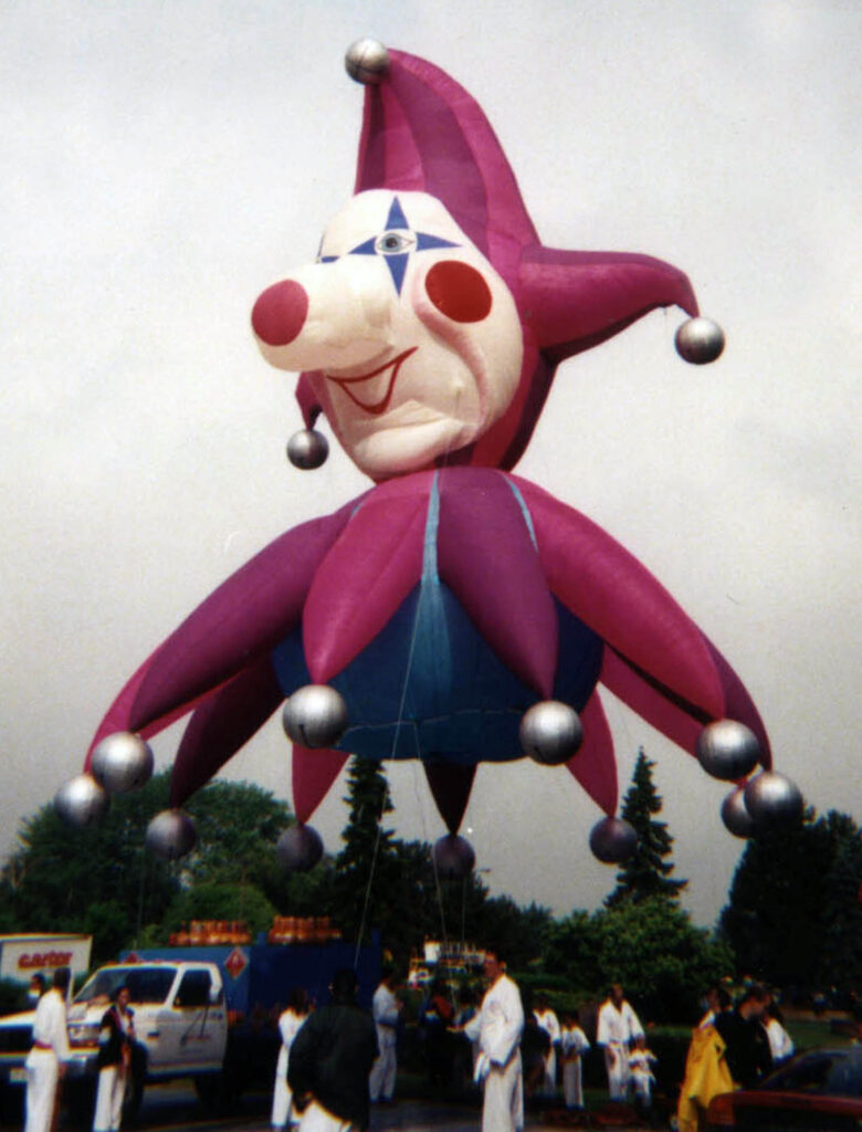 Punch the Jester Parade Balloon, 40' - Fabulous Inflatables