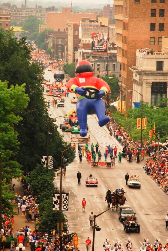 Race Car Driver Parade Balloon - Fabulous Inflatables, NASCAR, Race Relay