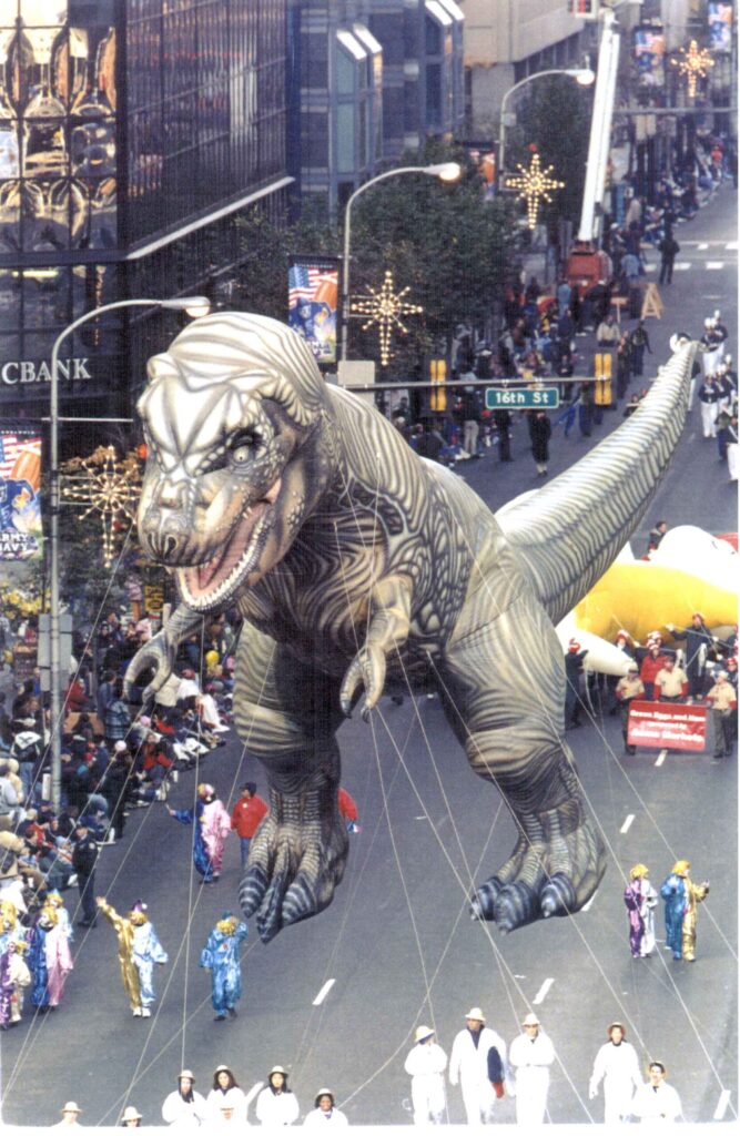 T-Rex Dinosaur Parade Balloon - Fabulous Inflatables, Jurassic Park