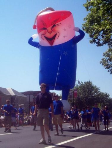 Freddy Firecracker Parade Balloon - Fabulous Inflatables, American 4th ...