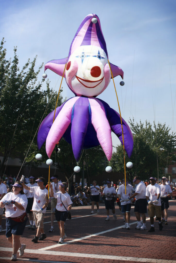 Jester Head (Pole Unit) Parade Balloon