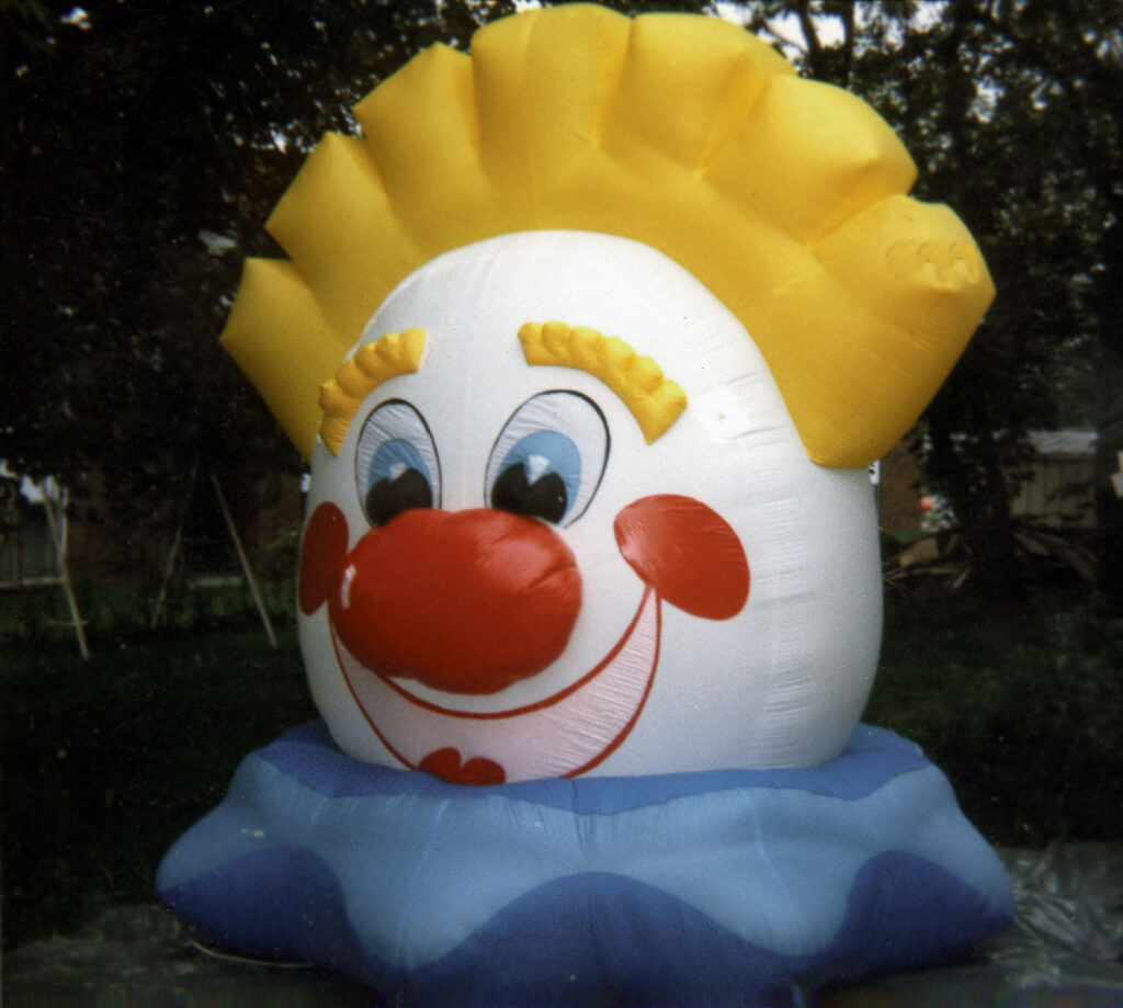 Clown Head Parade Float