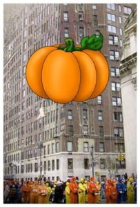 Pumpkin Parade Balloon (Large), 18' - Fabulous Inflatables