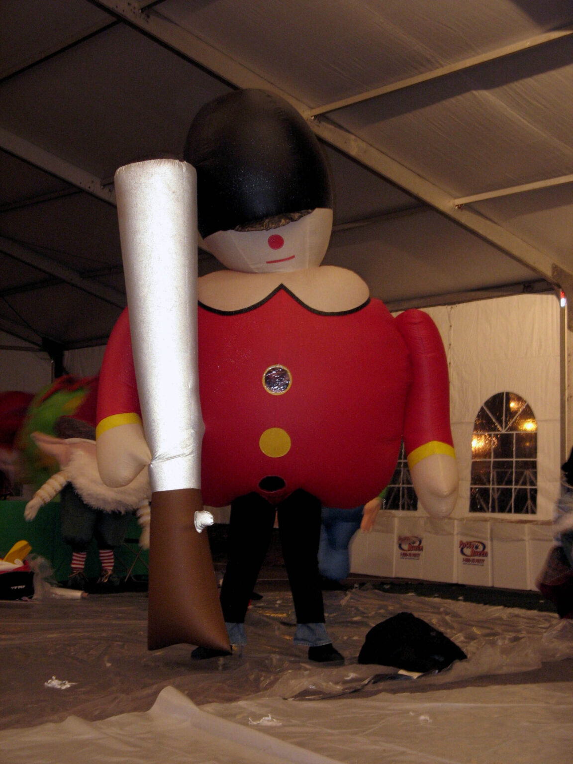 Red Coat Inflatable Costume (British Soldier)