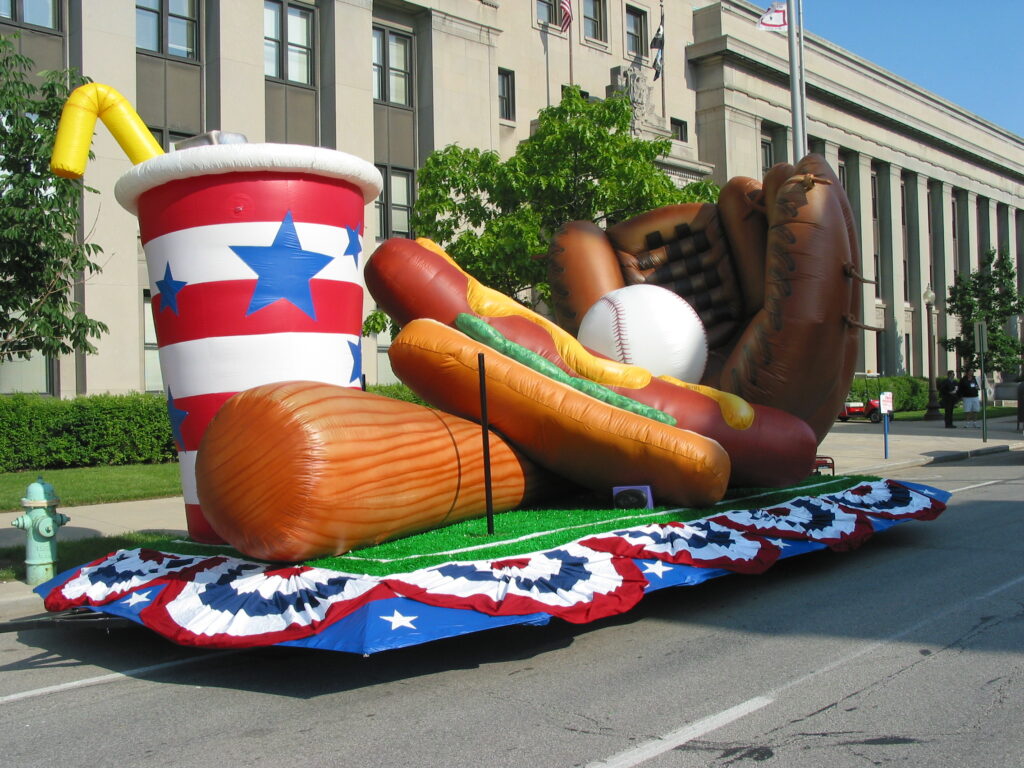 Ball Game Parade Float