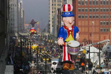 Uncle Sam Parade Balloon (Drum Corp), 50' - Fabulous Inflatables