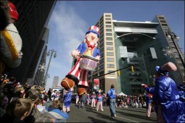 Uncle Sam Parade Balloon (Drum Corp), 50' - Fabulous Inflatables