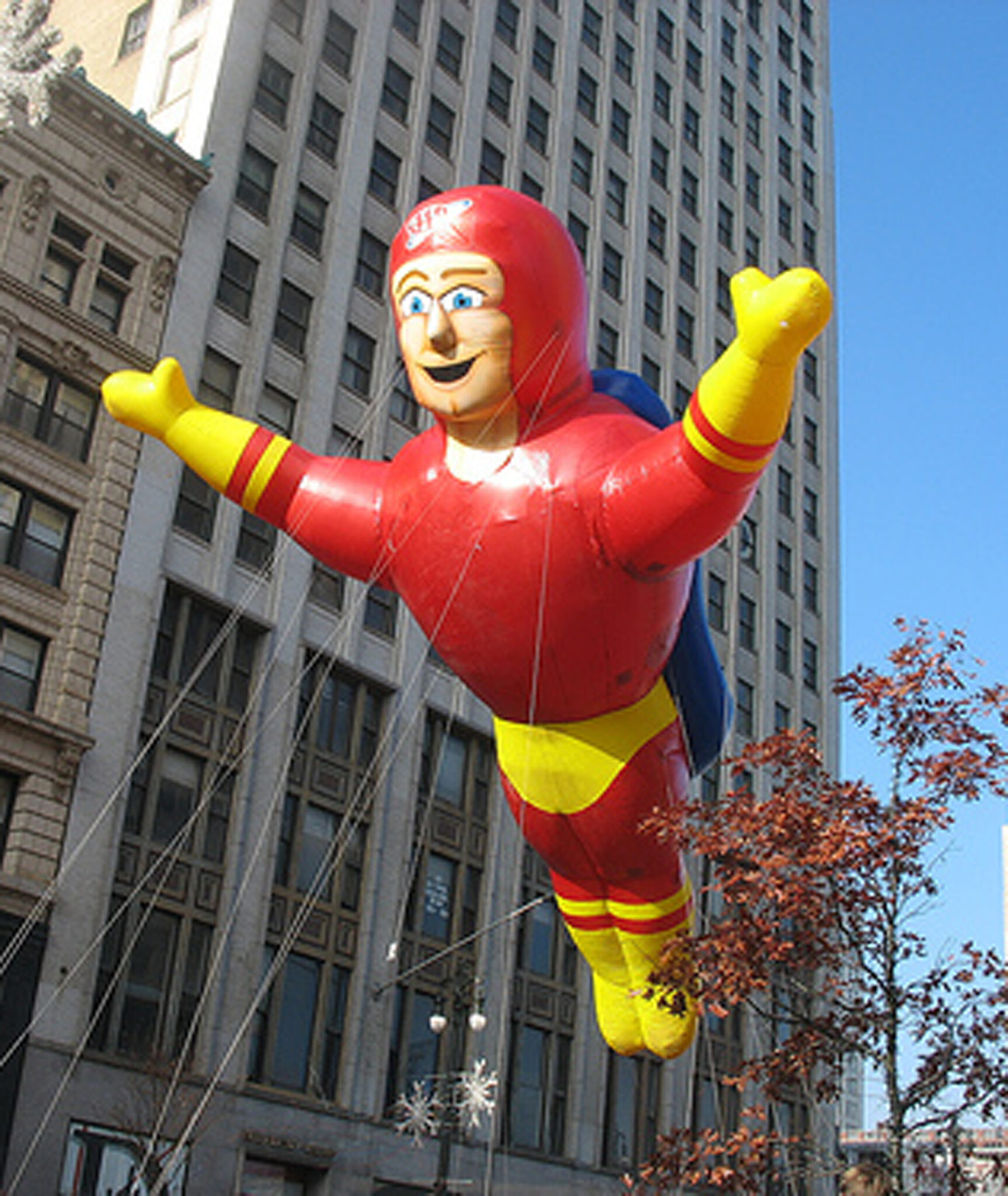 Captain Safety, Super Hero Parade Balloon - Fabulous Inflatables