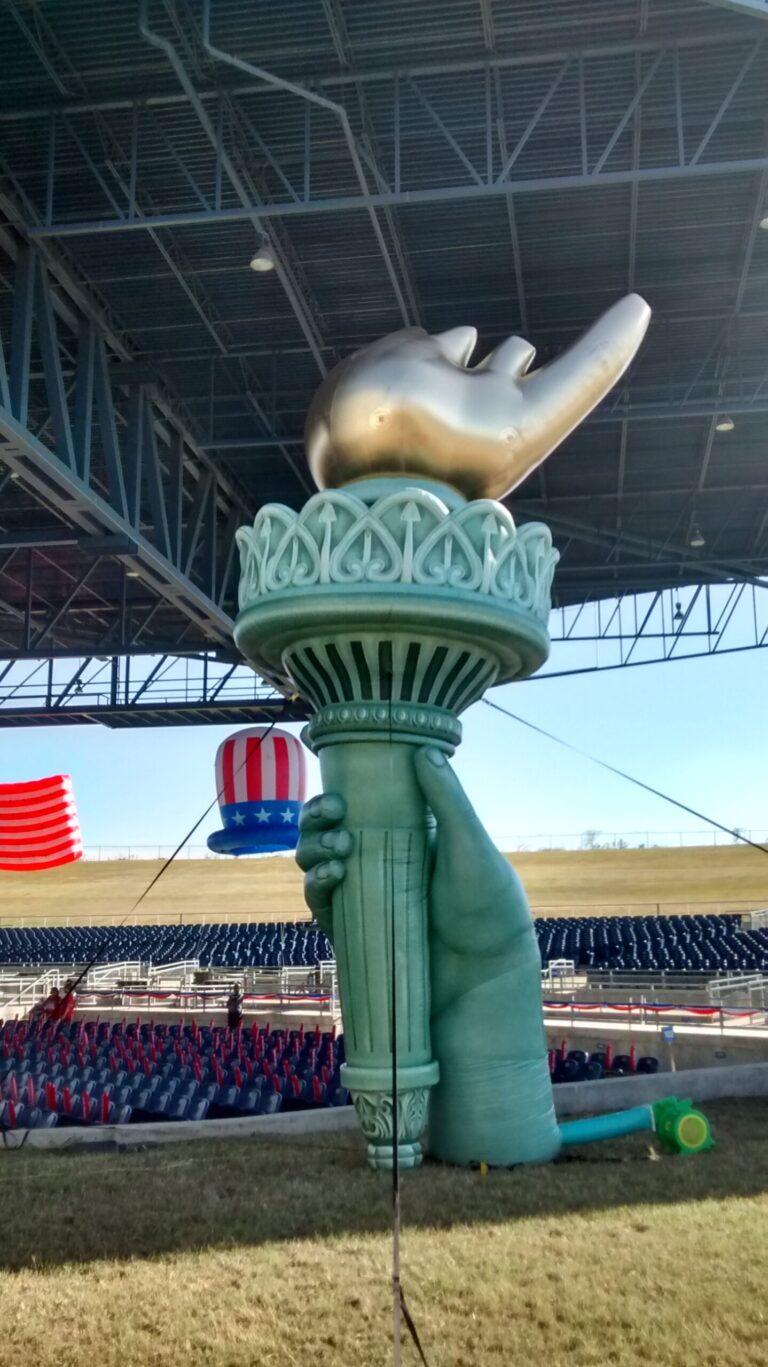 Liberty Torch Parade Balloon, 28' - Fabulous Inflatables