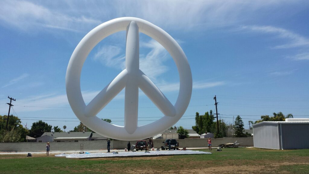Peace Symbol Parade Balloon, 50'