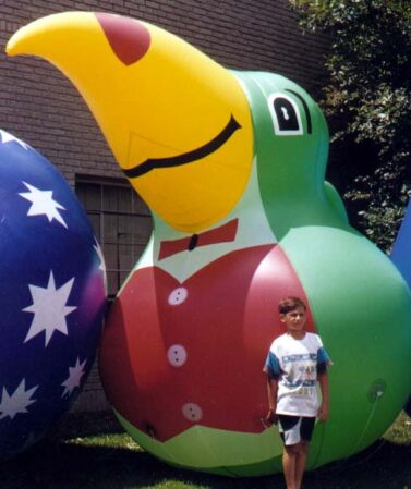 Toucan Parade Balloon (Green, YouCan) 12' - Fabulous Inflatables