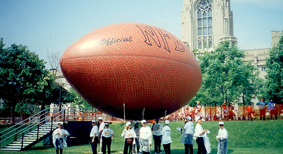 NFL Football Parade Balloon, 30' - Fabulous Inflatables, Sports Parade