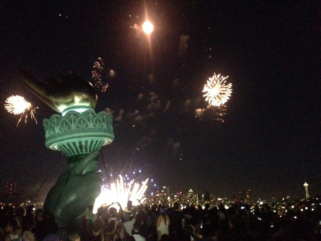 Liberty Torch Parade Balloon, 28' - Fabulous Inflatables